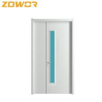 China 2-Hour Fire Rated Magnesium Oxide Hospital Door with 1.2mm Steel Frame for Patient Room Safety for sale