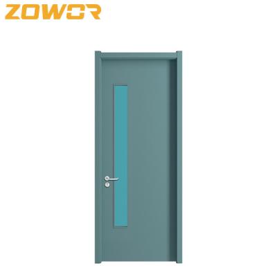 China Hospital Patient Room Fire Door with Vision Panel - 1.5 Hour Fire Rating, 500,000 Cycle Closer for sale