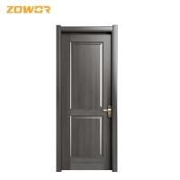 China White Oak Wood Fire Rated Interior Doors 45mm Thickness FD30/FD60/FD90 Certified Up to 4' x 8' Size for sale