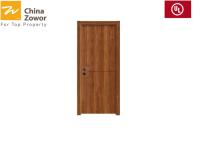 China Double Leaf Right Active 30-Minute Fire Door with 40mm Thickness and 90mm Frame Depth - Red Melamine Finish for sale
