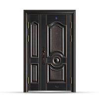 China Villa Solid Door Exterior Entrance Flush front security Door Saudi Arabia for sale