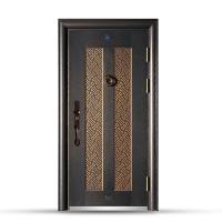 China Villa entrance door copper steel double door luxury design made in China for sale