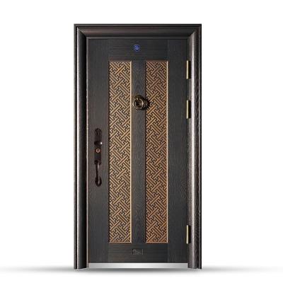 China Villa entrance door copper steel double door luxury design made in China for sale