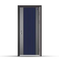 China Entry Door Security Armored Stainless Steel Entrance Metal Front Door For Villa for sale