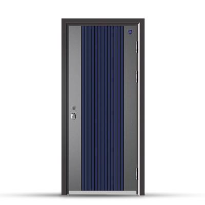 China Entry Door Security Armored Stainless Steel Entrance Metal Front Door For Villa for sale