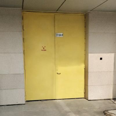 China 1.0 Hour Fireproof Solid Wood Flush Interior Door 2130x915x45mm with Custom Wood Veneer Options for sale
