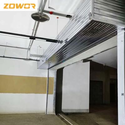 China Galvanized Steel Strip Fireproof Roller Shutters - 3 Hour Fire Rating, 0.8mm Steel, 5.7m/min Operation Speed for sale