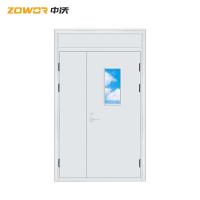 China Soundproof Single Leaf Fireproof Entry Door 1000x2100mm with 1.0 Hour Fire Rating and 65mm Thickness for sale