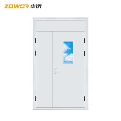 China Soundproof Single Leaf Fireproof Entry Door 1000x2100mm with 1.0 Hour Fire Rating and 65mm Thickness for sale