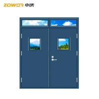 China High Hardness Fire Safe Garage Entry Door with (400±40)kg/m³ Perlite Board - 1.5 Hour Fire Rating - 1200×2100mm for sale