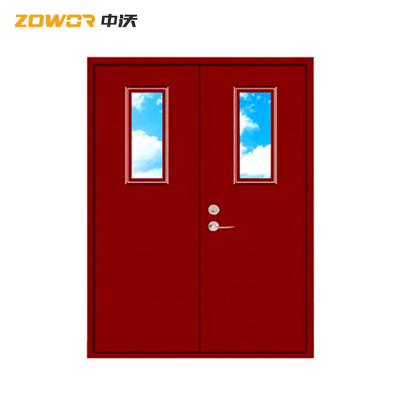 China BS Certified Steel Fire Door 55mm Thickness with 120 Minute Fire Rating - EN1634-1 Compliant Safety Door for sale