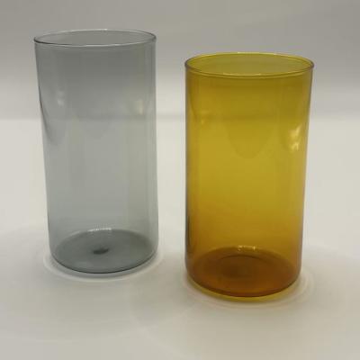 China Heat Resistant Borosilicate Glass Cup Double-Wall 350C Design for Coffee Service for sale