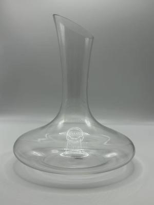 China Clear Glass Decorative Vase Minimalist Style for Elegant Living Room Accent for sale