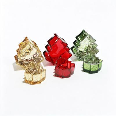 China Golden Amber Glass Candle Holder Caramel Tint Cup for Warm Evening Ambience for sale