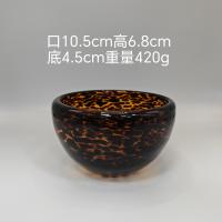 China Smoke Grey Glass Charger Plate Neutral Tone Round for Modern Dining Table Decor for sale