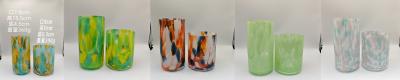 China Swirl Tumbler Range Four Colourways Tall 15.5 cm Short 11 cm 390 g 360 g Bar Set for sale