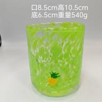 China Speckle Motif Glass Tumbler Range Four Designs 8.5 cm Rim 10.5 cm Tall 540 g Cups for sale