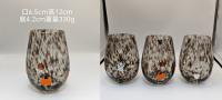 China Halloween Speckle Glass Tumbler Range Four Designs 6.5 cm Rim 12 cm Tall 330 g Cups for sale