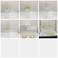 China Confetti Base Stemmed Wine Glass Range Six Sizes 24 cm Tall 190 g Coloured Speckle Stemware for sale