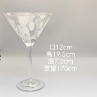 China Cloud White Spatter Bowl Glass 19.5 cm Tall 170 g Wide Rim Stemware for sale