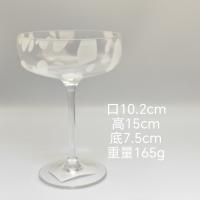 China Fleur White Spray Bowl Glass 15 cm Tall 165 g Wide Floral Stemware for sale