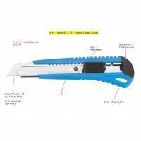 China Retractable 18mm Utility Knife 7 Break Blade Knife Snap Off for sale