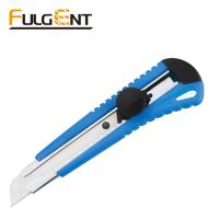 China Plastic Wallpaper Cutting Knife Pushable Knob SK5 Break Off Utility Knife for sale