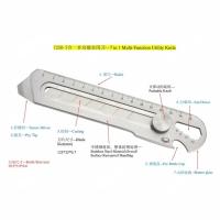 China Household Stainless Steel Utility Knives Multi Function Utility Knife 25mm Blade for sale