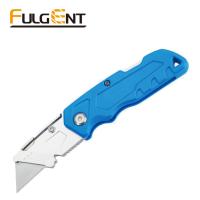 China 5pcs Spare Craft Collapsible Knife ABS Handle 19mm Folding Retractable Knife for sale