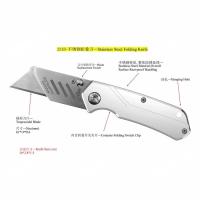 China Rust Proof Retractable Folding Knife 19mm Heavy Duty Utility Knives for sale