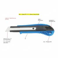China 18mm Plastic Snap Off Cutter Knife Heavy Duty Snap Off Box Cutter Snap Blade for sale