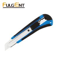 China 25mm Retractable Box Cutter SK5 Self Retracting Utility Knife for sale