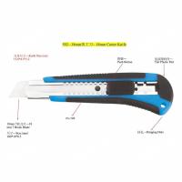 China 25mm Retractable Box Cutter SK5 Self Retracting Utility Knife for sale