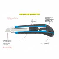 China 3pcs Blades Cutter Utility Knife Continuous Quick Change Blade Snap Knives for sale