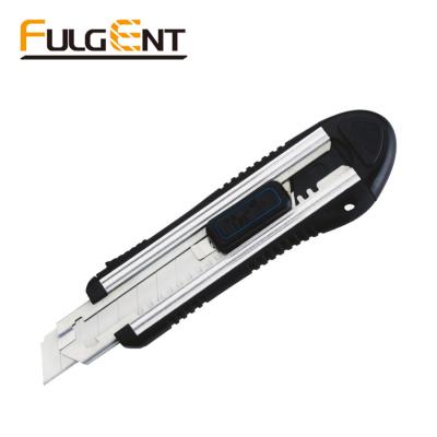 China Continuous SK5 Blade Utility Knife Aluminium Self Retracting Safety Box Cutter for sale