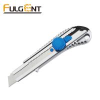 China 18mm Adjustable Segmented Blade Utility Knife With Aluminium Handle for sale