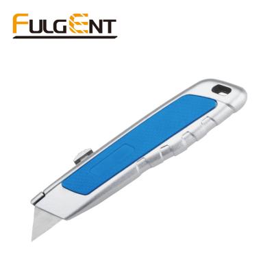 China Drywall Utility Knife 19mm Blade Auto Retracting Safety Utility Knife for sale