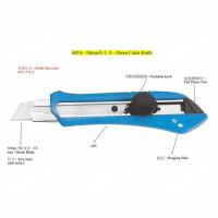 China 18mm Heavy Duty Snap Off Blade Utility Knife 7 Break Blades Snap Knives for sale