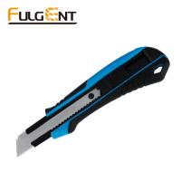 China 18mm Snap Off Blades Locking Mechanism Automatic Retractable Box Cutter for sale