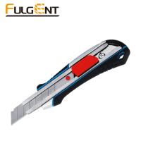 China 18mm Retractable Knives Safety With Locking System Snap Utility Knife For Workplace for sale