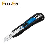 China 5pcs Auto Retracting Safety Utility Knife Snap Off Blade 18mm Width for sale