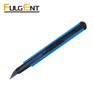 China 9mm Break Off Blade Utility Knife 6 Break Blade Blackened Treatment for sale