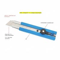 China 6 Snap Off Blade Knife 25mm Box Cutter Utility Knife Lock Back for sale