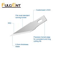 China 40x8.5mm SK2 Utility Knives Blades Carbon Steel Hobby Craft Knife Blades for sale