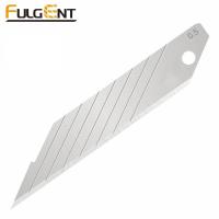 China Silvery 18mm Snap Off Blades 0.5mm Thickness Replacement Snap Off Blades for sale