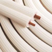 China Fast and simple installation Closed cell Physically Crosslinked irradiation polyolefin foam Tube Refrigeration Pipe for sale