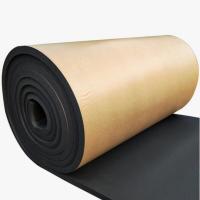 China Elastomeric NBR PVC rubber foam self-adhesive sheets covered with aluminum foil for sale