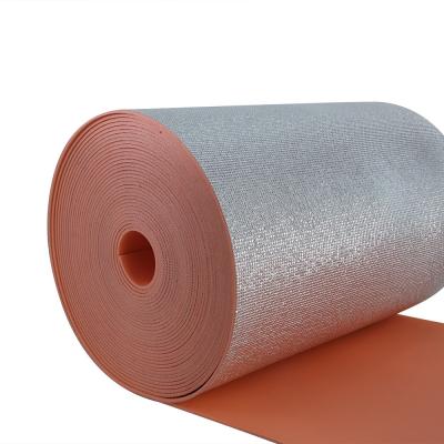 China Soundproof Fireproof Material One Side Pure Aluminum One Side Roof Thermal Insulated Rolls Polyolefin Waterproof Xpe Foa for sale