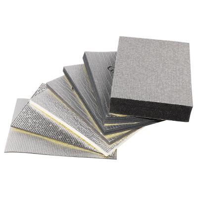 China 315 mil 8mm 20 sqft 1.9 sqm Car Sound Insulation Heat and Cool Liner Self Adhesive Closed Cell Deadening Material PE Foa for sale