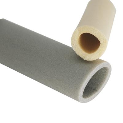China Flexible Polyolefins IXPE Foam Soft Tube For Copper Pipes Drain Pipes Insulation for sale